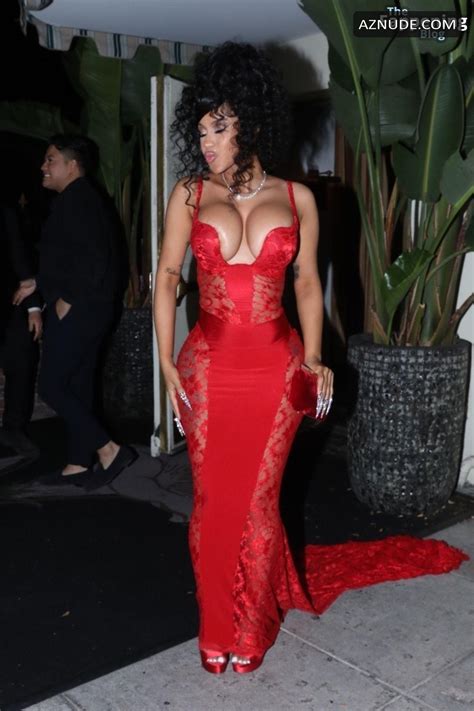 Cardi B Offset S Sexy Exit From Delilah S Birthday Bash AZNude