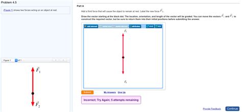 Solved Figure 1 Shows Two Forces Acting On An Object At
