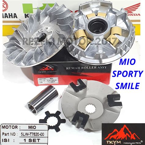 Jual Pulley Set Rumah Roller Dan Kipas Set Mio Sporty Smile Mio Soul Karburator Lw Tkym