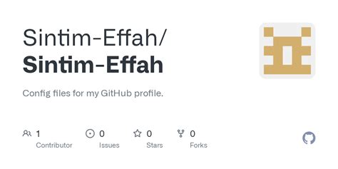 Github Sintim Effahsintim Effah Config Files For My Github Profile