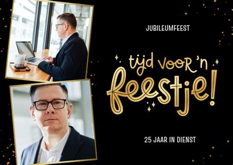 Uitnodiging Jubileumfeest Tijd Voor N Feestje Kaartje Go