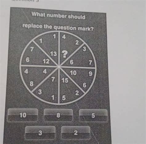 What Number Should Replace The Question Mark Studyx