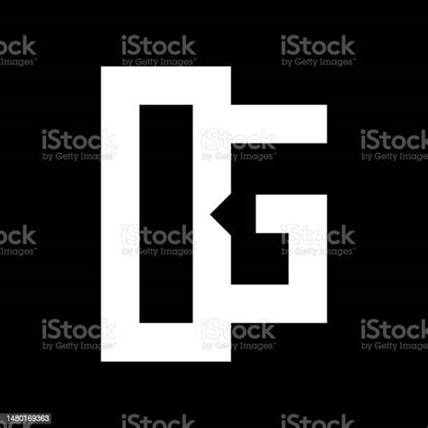 Logo Bg Minimal Icône Dune Lettre Bg Sur Fond De Luxe Idée De Logo