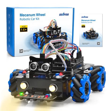 Buy Osoyoo Omnidirectional Mecanum Wheels Robot Car Kit For Arduino