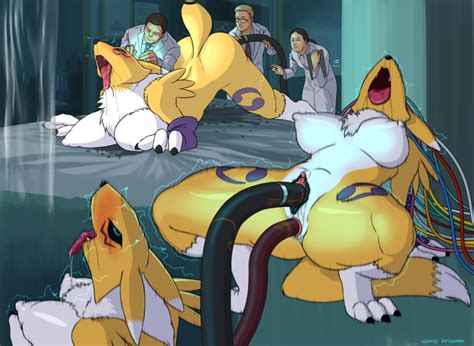 Rule 34 Ahe Gao Anal Anal Sex Anthro Anus Aoino Broome Blush Breasts Cables Clitoris Digimon