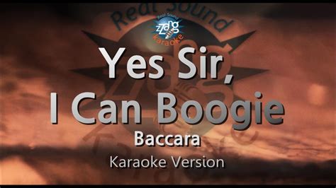 Baccara Yes Sir I Can Boogie Karaoke Version YouTube