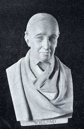 Christoph Martin Wieland Bust 바이마르 계몽주의 당시 독일 시인 번역가 및 편집자 0명에 대한 스톡 벡터