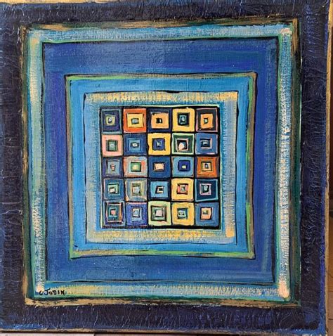 Christian Jodin Tribute To Klimt Blue And Gold Catawiki