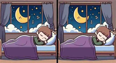 Pouvez vous repérer les 3 différences entre les images d un garçon qui