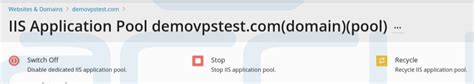 How To Startstop And Restart The Iis Application Pool For The Domain