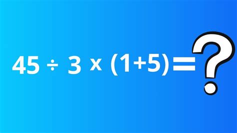 20 secondes pour résoudre cette équation mathématique