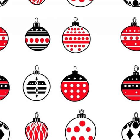 Download Pattern Of Colorful Christmas Ornaments Patterns Online