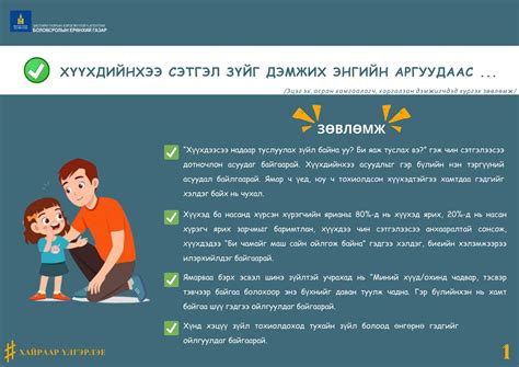 Нийслэлийн Боловсролын газар ХҮҮХДИЙНХЭЭ СЭТГЭЛ ЗҮЙГ ДЭМЖИХ ЭНГИЙН АРГУУДААС ЗӨВЛӨМЖ