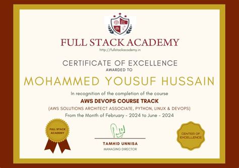 Mohammed Yousuf Hussain On Linkedin Aws Devops Fullstackacademy Cloudcomputing