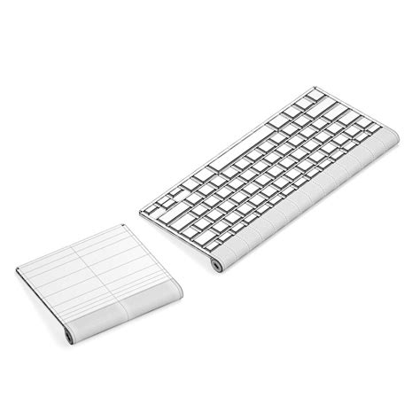 Keyboard With Touchpad 3d Model Download Computer Accessories On
