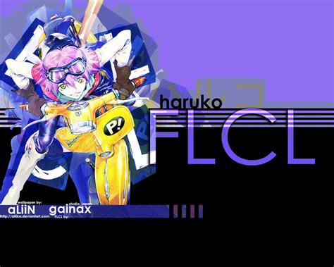 Furi Kuri Wallpaper 02haruko By Aliika On Deviantart