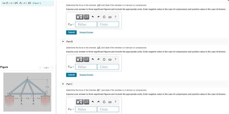 Solved Set P 6 1 Kn B 8 1 Kn Figure 1 Determine The