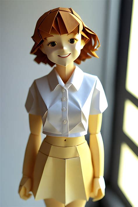 Origami Girl By Sauronct On Deviantart