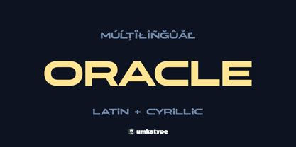 Oracle Font Webfont Desktop MyFonts