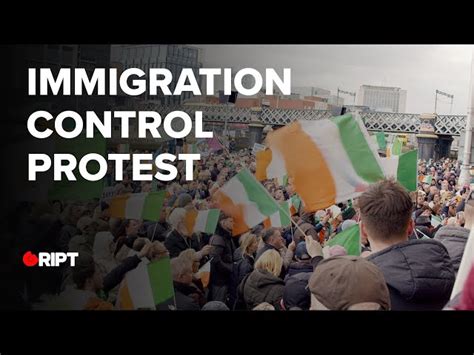 Thousands Marched Through Dublin To Demand Immigration Controls Itv Ie
