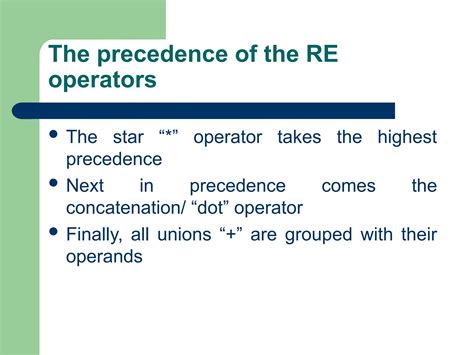 Regular Expresssions Pptsforreference Ppt