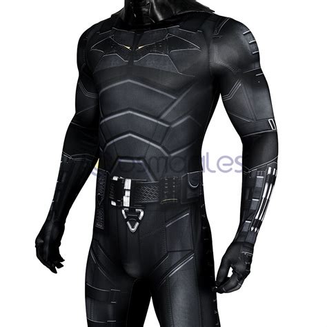 Batman 2022 Cosplay Costumes Bruce Wayne Cosplay Jumpsuits