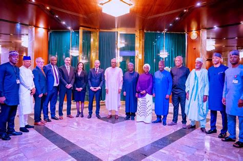 President Ceo Of Siemens Energy Dr Christian Bruch Visits President