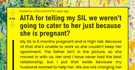 Woman Asks If Shes Wrong For Shutting Down Demanding Pregnant Sister