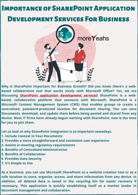 Ppt Importance Of Sharepoint Application Development Services For Business Powerpoint