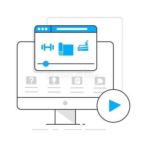 Fitness Tutorial Illustration Fitness Tutorial Illustration Exercise