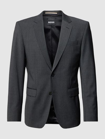 BOSS Slim Fit 2 Knopf Sakko Mit Kissing Buttons Modell Huge