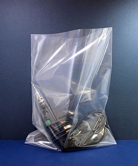 Buy Clear Heavy Duty Polythene Bags 400 Gauge 375mm X 500mm