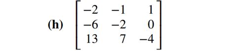 Solved 5 For The Following Matrices Find All Eigenvalues
