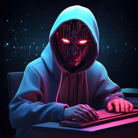Premium Photo Hacker Illustration Cyber Security Concept Hacking Attack Graphic Digital Crime