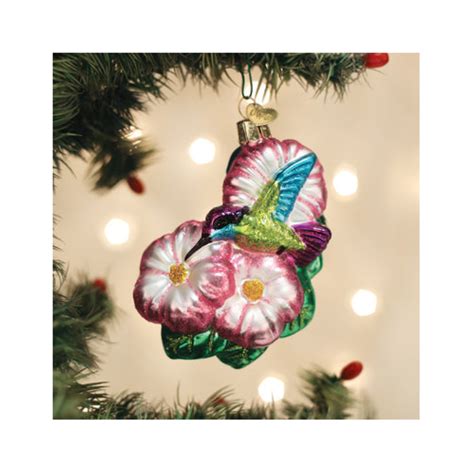 Old World Christmas Magnificent Hummingbird Blown Glass For Tree