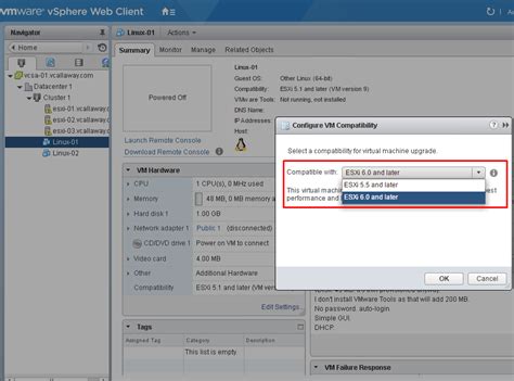 Objective Perform ESXi Host VM Upgrades Part VCallaway