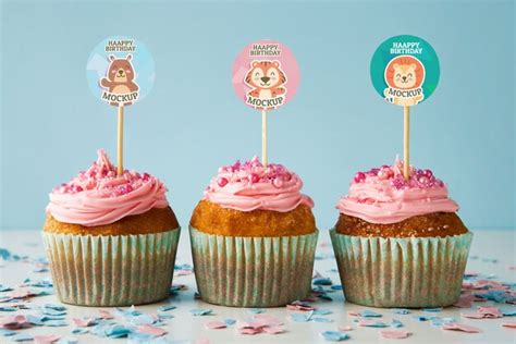 Cake Topper Mockup Psd High Quality Free Psd Templates For Download