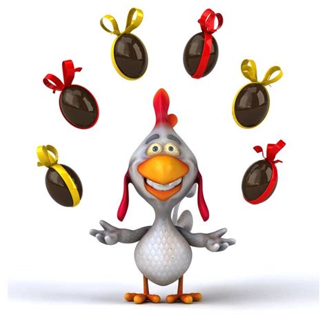 Premium Photo Fun Chicken Animation