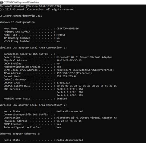 windows ipconfig grep at andrew briones blog