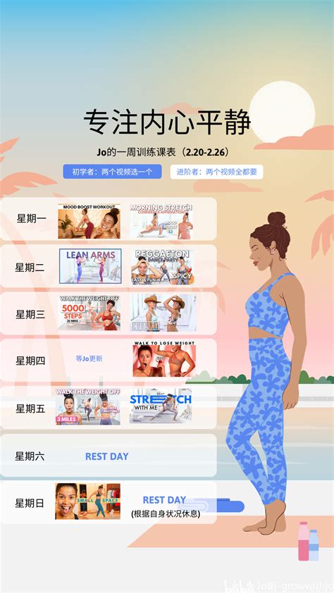 Jo的一周训练课表（220 226） 哔哩哔哩