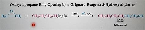 Solved Oxacyclopropane Ring Opening By A Grignard Reagent 1 Answer Transtutors