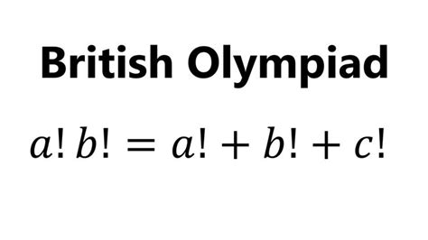 Incredible Factorial Problem Youtube Hard Questions Number Theory