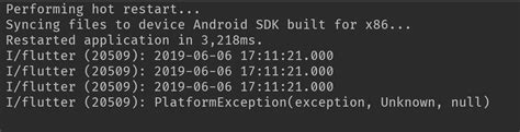 Google Sign In Throws An Unknown Platformexception After Token Expires