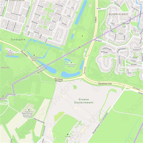 Huizen Modern Atlas Vector Map Boundless Maps