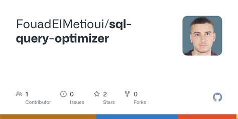 Github Fouadelmetiouisql Query Optimizer