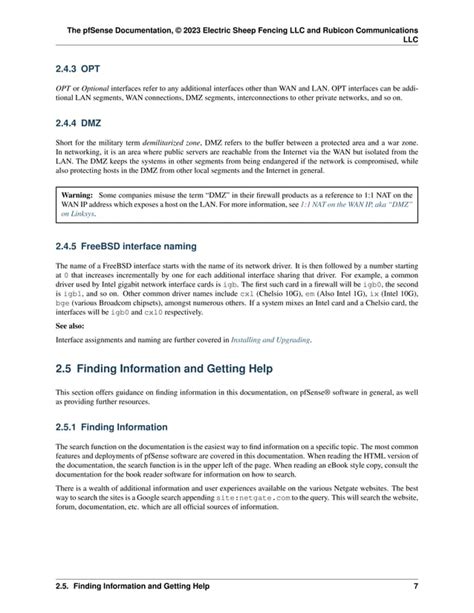 The Pfsense Documentationpdf