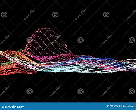 Three Dimensional Data Stock Illustration Illustration Of Motion