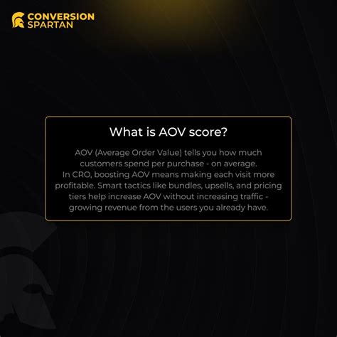 🤓 Lesson In Aov Average Order Value Aov Is The Average Amount Spent