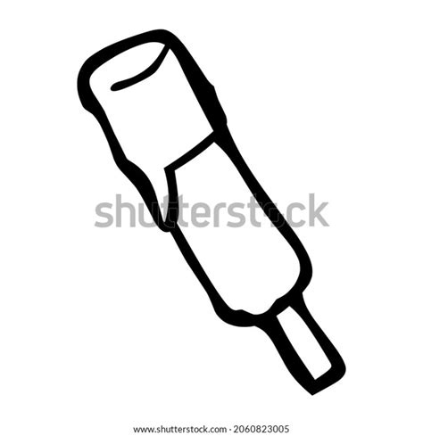 Ice Stick Dessert Hand Drawn Illustration Stock Vector Royalty Free
