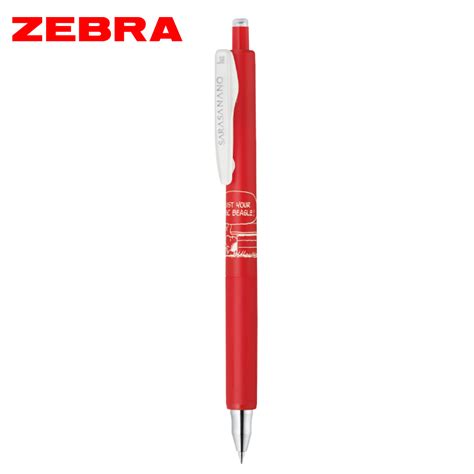 Zebra Sarasa Nano鋼珠筆 038 史努比限量版 紅色 誠品線上